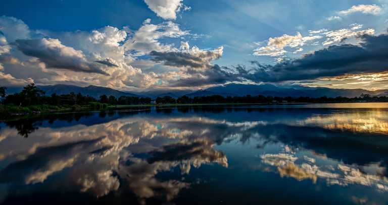 Prospect Lake Sunset - hdrcreme